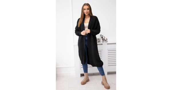 Cardigan graphite lung de dama