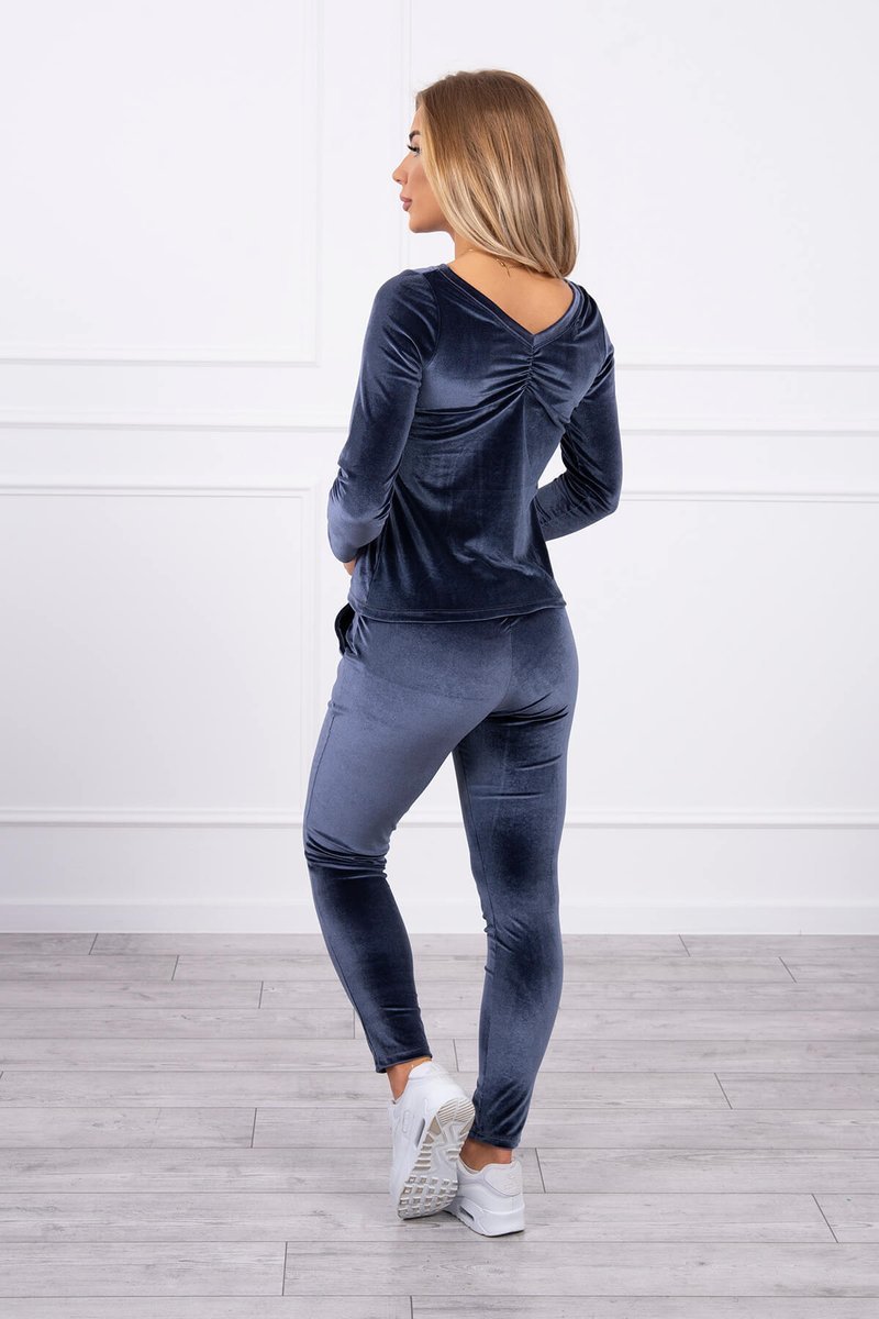 Trening din catifea dama graphite